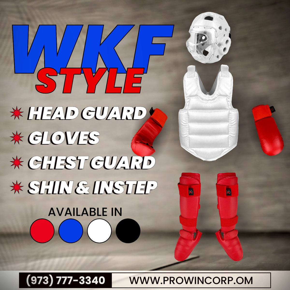 WKF Sparring Gear – Prowin Corp.