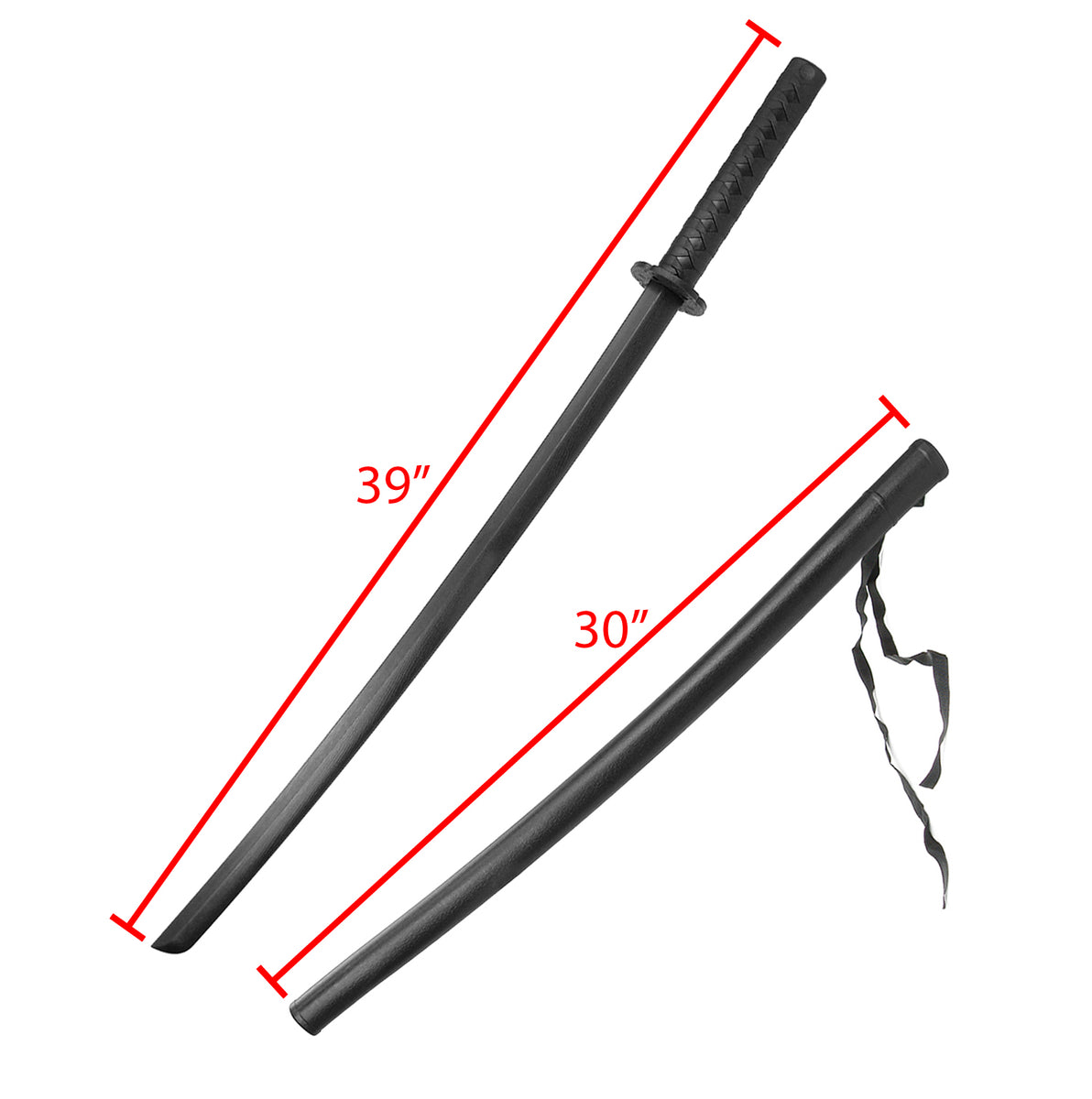Sword, Plastic, Bokken 40" Daito with Scabbard – Prowin Corp.